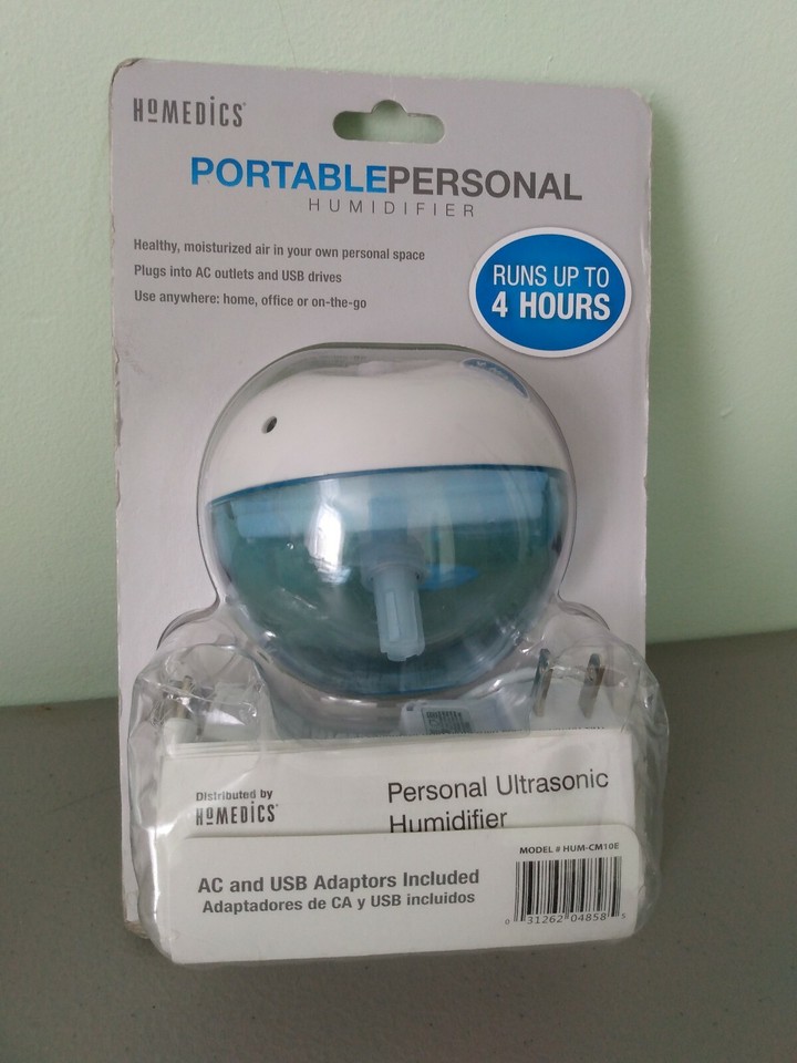 Homedics Personal Cool Mist Ultrasonic Humidifier White HUM-CM10 | eBay