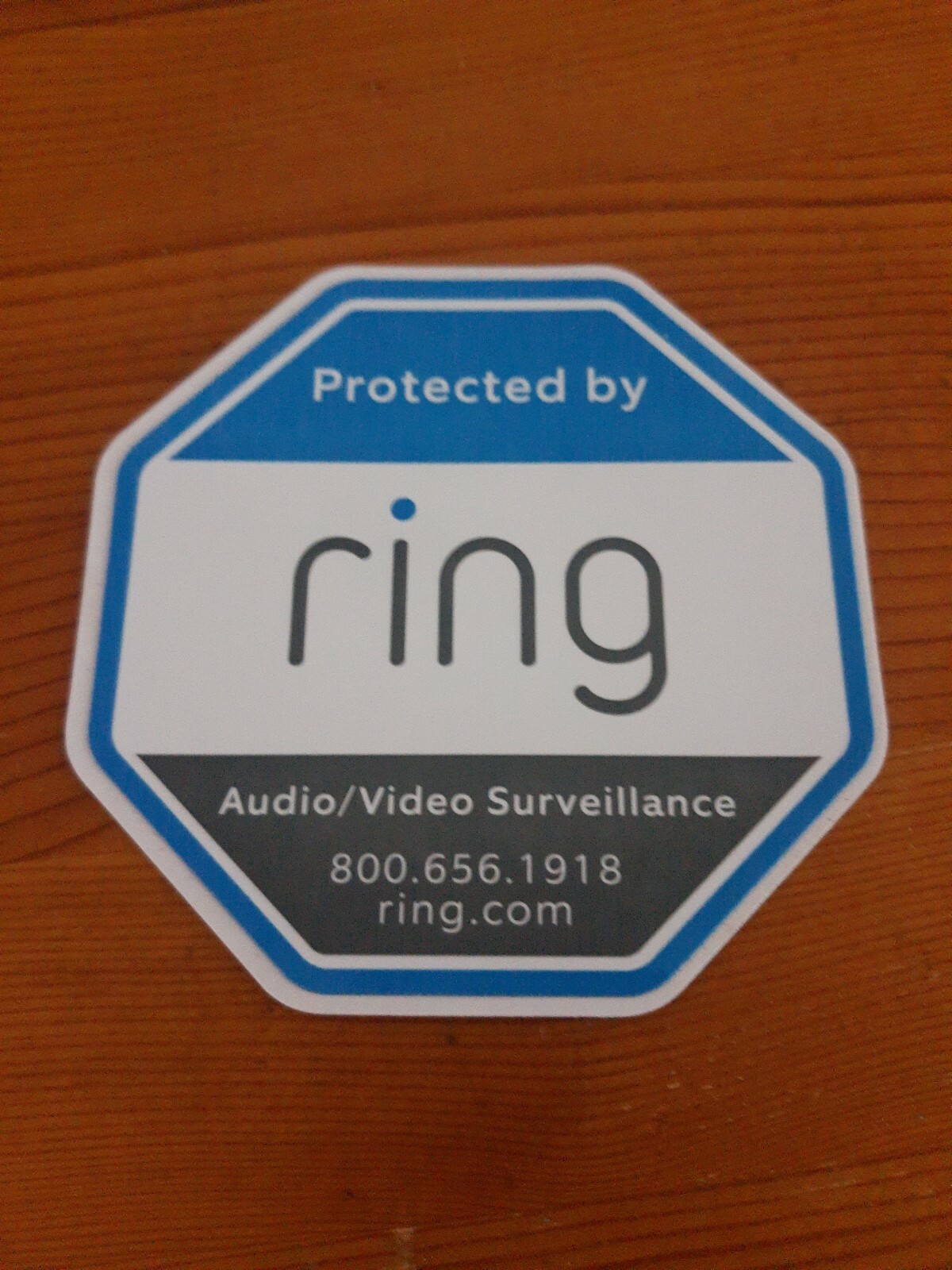 Ring Doorbell Sticker Video Security Camera Door Sign Sticker Outdoor 3 ...
