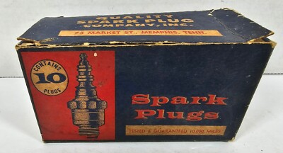 Vintage Autolite Spark Plug Box A-7 14MM Box Only | eBay