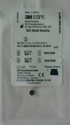 Mdi Alloggiamento IN Metallo MH-1 Dentistico 3M Espe | eBay