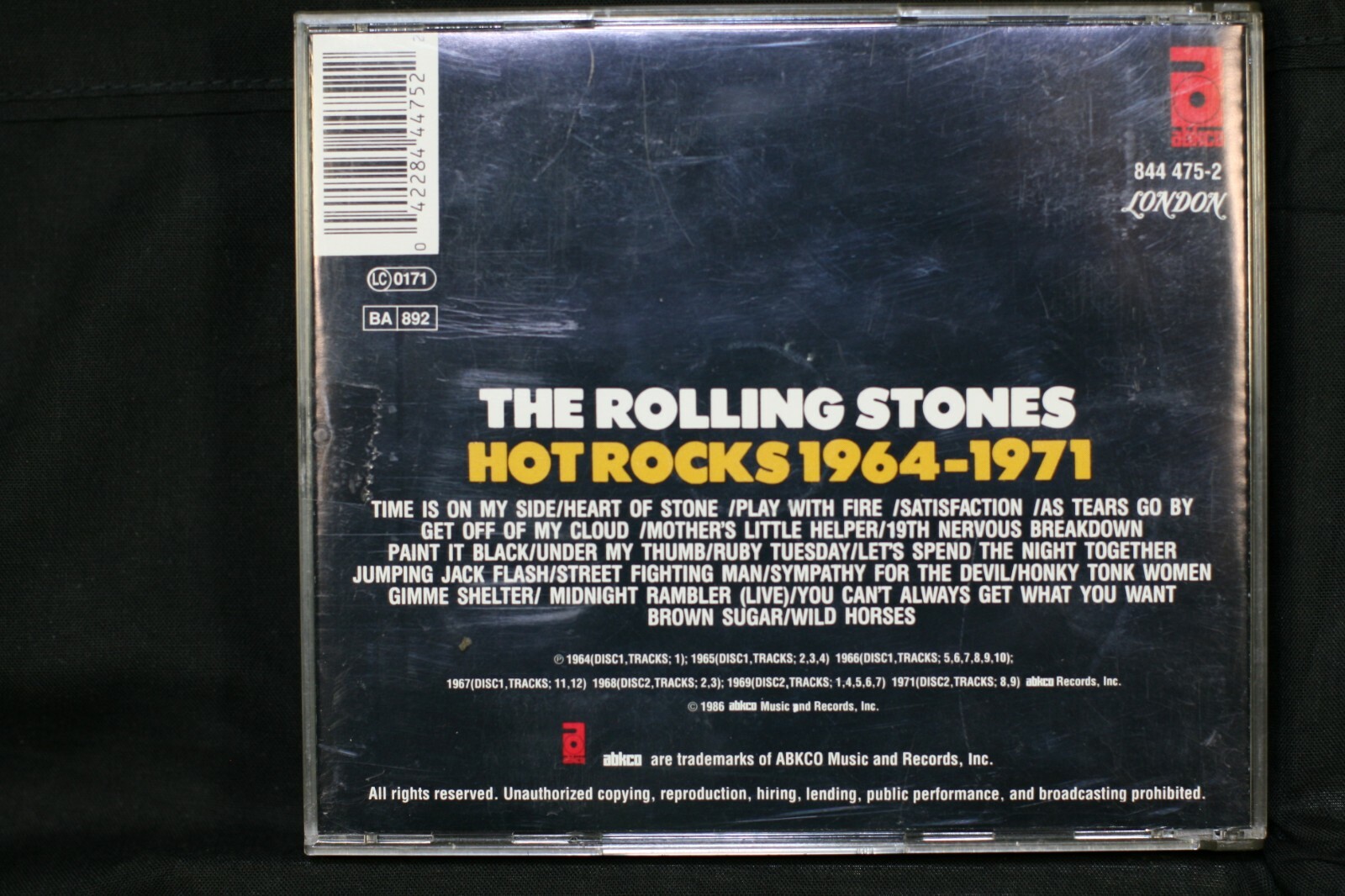 The Rolling Stones ‎– Hot Rocks 1964-1971 - FatBox - CD (C893) | eBay