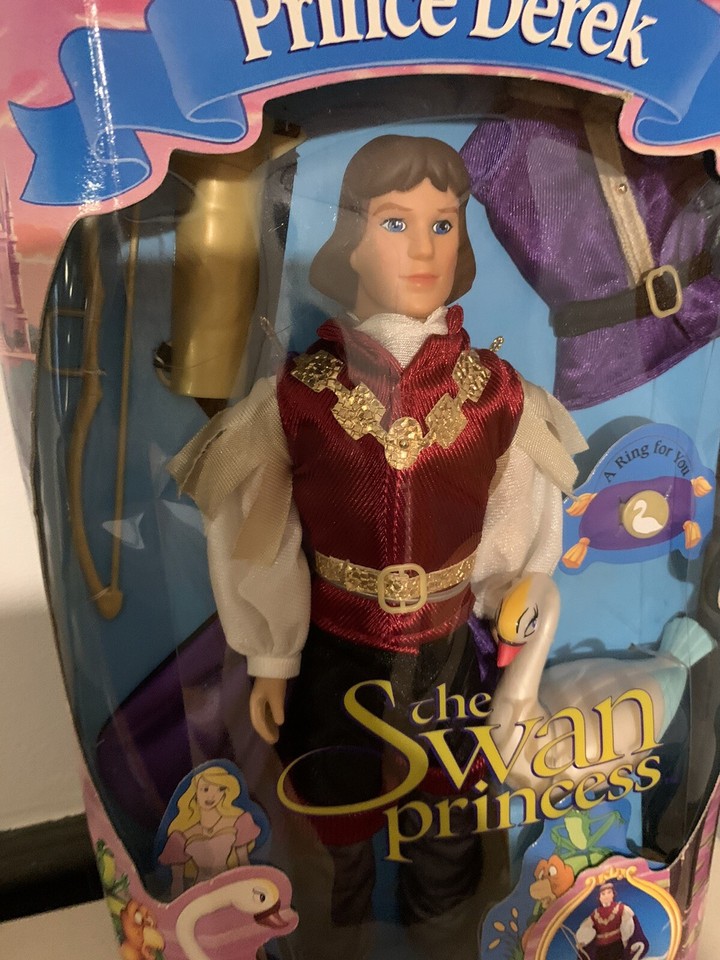 The Swan Princess Prince Derek Doll 1994 TYCO 3210 NRFB Vintage | eBay