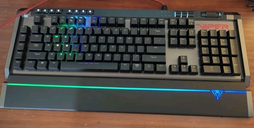 Patriot Viper V770 Mechanical Gaming Keyboard Full RGB/Dedicated Media ...