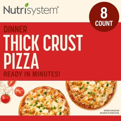 Personal Size Thick Crust Pizza 8 Pack for Weight Management Support | eBay