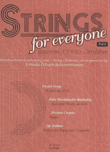 Strings for Everyone vol.2 für Streichorchester Stimmensatz (4-3-2-2-1 ...