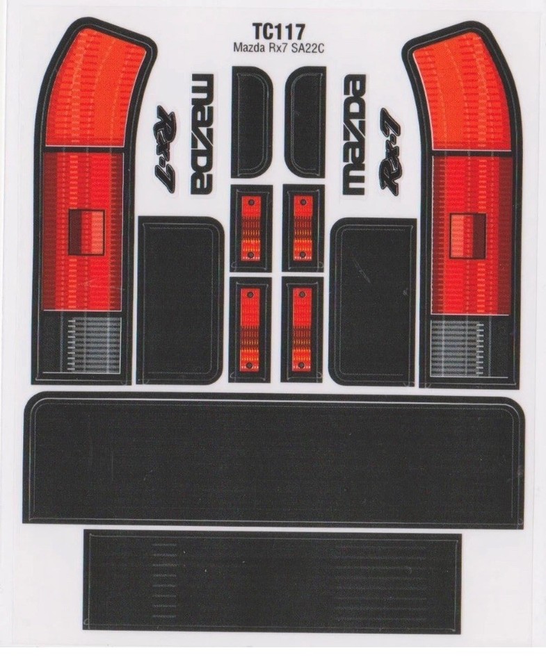 1:10 RC Clear Body Shell - Classic Mazda RX7 First Gen FB… Tough To ...