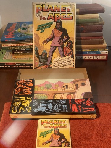 1967 Apjac Productions Planet of the Apes Colorforms Adventure Set Sci ...
