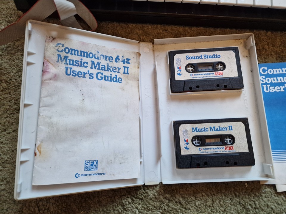 Commodore 64 128 c64 Music Expansion Pack Sound Expander Keyboard sound ...