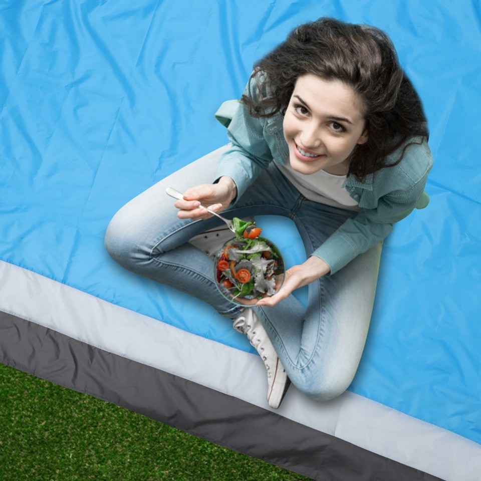 Nylon Picnic Rug Waterproof Color Matching Beach Picnic Pad Outdoor ...
