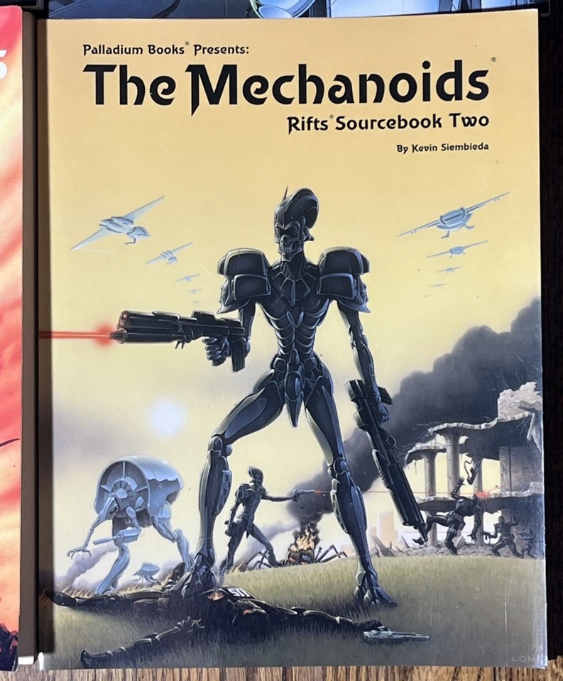 Lot of 9 Palladium Fantasy Rifts Sourcebook Conversion Rpg books Look ...