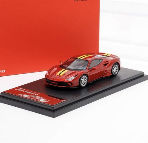 XF MODEL 1/64 Scale Ferrari F8 Tributo Red3 Diecast Car Model Toy Gift ...