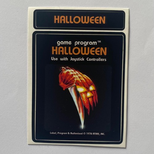Custom Atari 2600 Halloween Video Game Cartridge Label | eBay