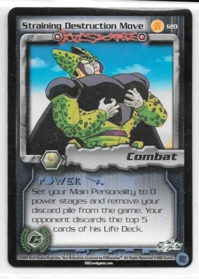 STRAINING DESTRUCTION MOVE Limited DBZ Dragonball Z CCG TCG | eBay