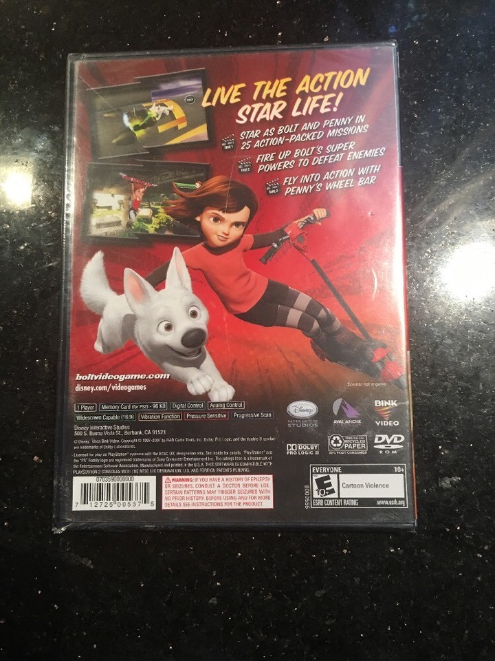 Disney''s Bolt PS2 New Playstation 2 Brand New Factory Sealed ...