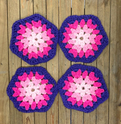 Set of 4 - new, use as a coaster, under plant or hot bowl, handmade | eBay