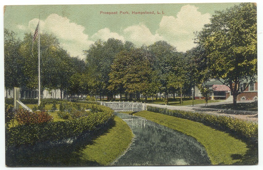 Hempstead LI NY Prospect Park Postcard Long Island New York | eBay