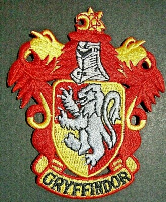 Harry Potter Gryffindor Logo Die Cut Embroidered Patch -new | eBay
