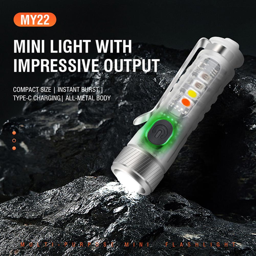 MY# XPG2 LED Mini Flashlight Keychain UV 395nm 400lm Pocket Light ...