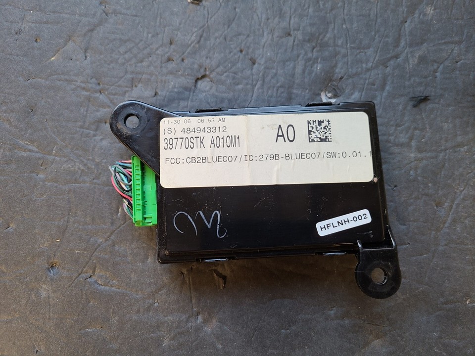 2007-2009 Acura RDX Hands Free Bluetooth Control Module 39770-STX-A011 ...