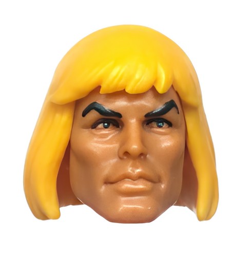 Custom MOTU Origins He-Man Filmation Head Basic Masters of the Universe ...