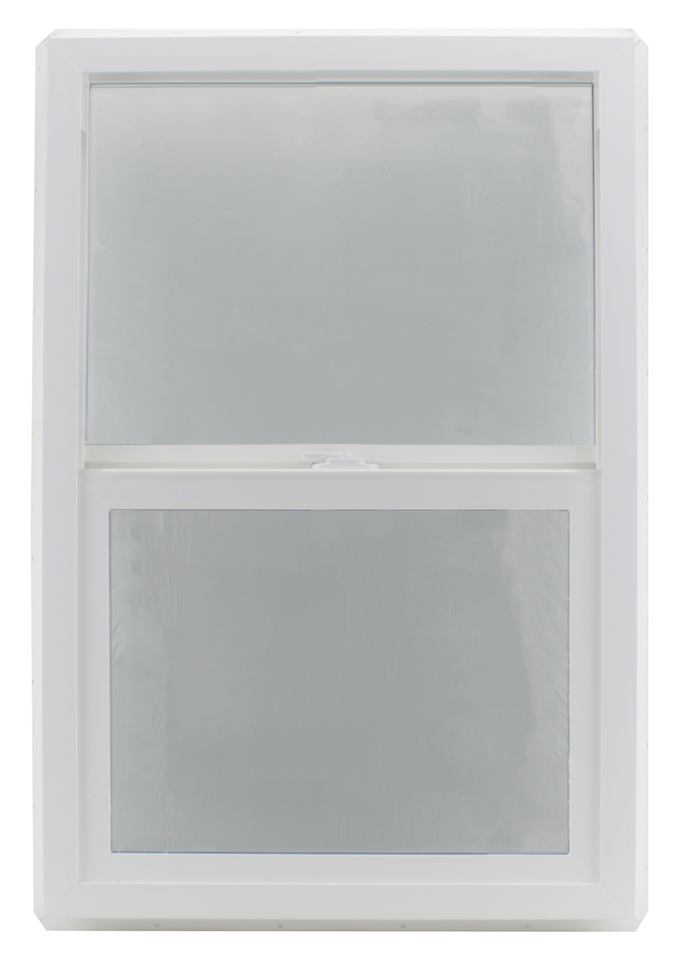Window 24" x 36" Double Pane Clear Tempered Glass Low-E PVC Frame ...