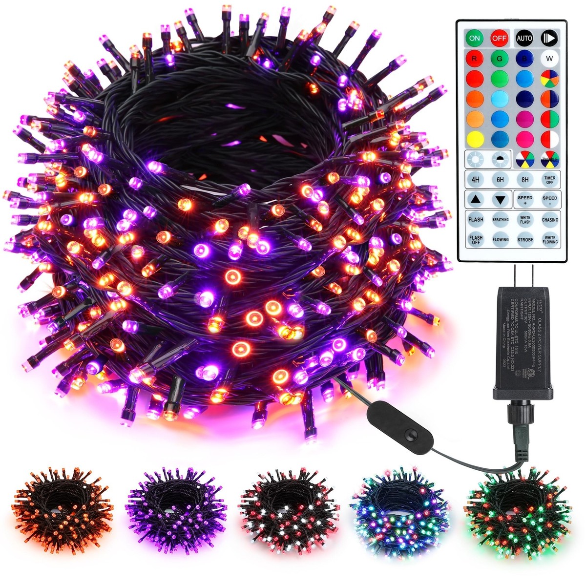 Color Morphing Led Strands Of Lights Wide Angle 5MM LED Lights 50