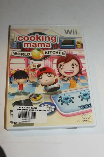 Nintendo Wii Cooking Mama World Kitchen 2008 Complete with Manual ...