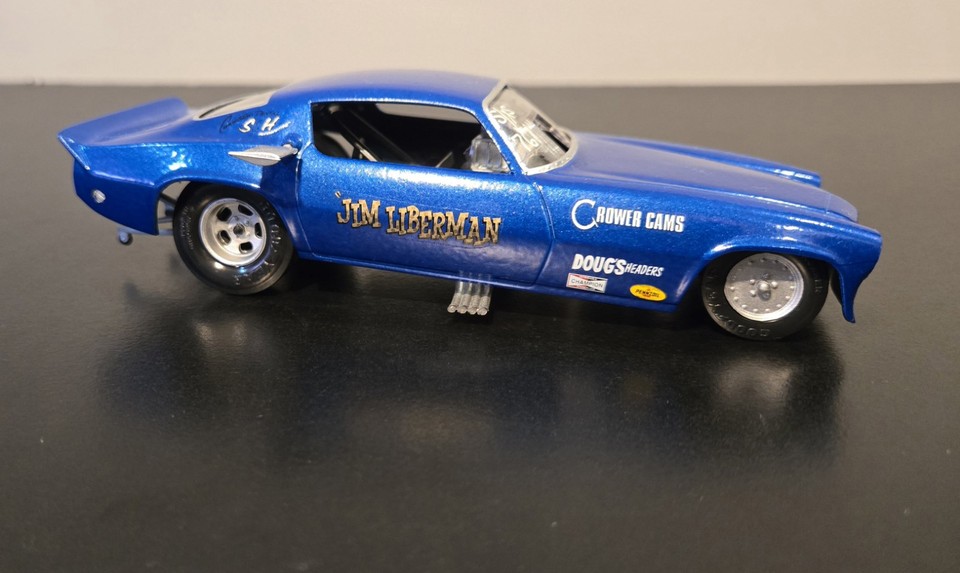 Built Monogram Model Kit Camaro Funny Car Snap-Tite Jungle Jim 1/32 ...
