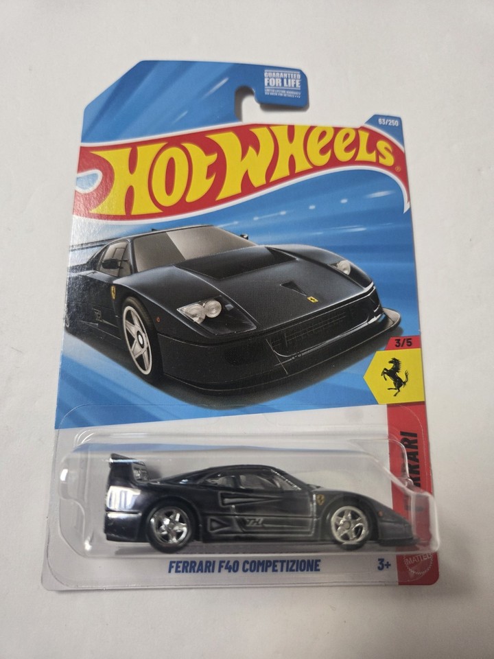 2026 HOT WHEELS FERRARI F40 SUPER TREASURE HUNT & Reg. TH & Regular ...