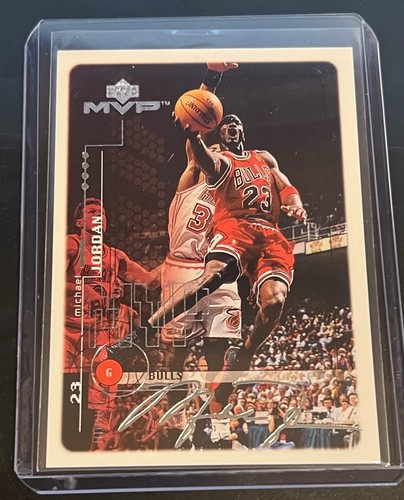 Michael Jordan 1998-99 Upper Deck MVP Silver Script Chicago Bulls #S1 ...