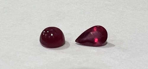 Natural Blood Red Ruby Lot Of 2 Stunning Gemstones From Sri Lanka 2.72 ...