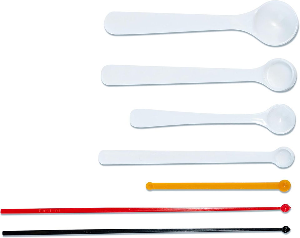 Dosing Spoon | Milligram Measuring Spoons Set of 7 | Exact Dosing from ...