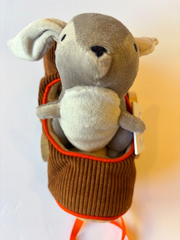 The Manhattan Toy Bunny Rabbit In Log Pull Along Toy Easter | eBay