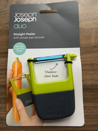 Joseph Joseph Duo Straight Peeler With Potato Eye Remover In Green ...