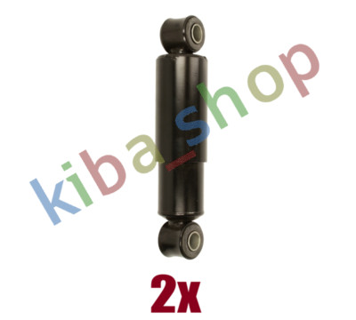 2x REAR AXLE SEMI-TRAILER SHOCK ABSORBER ON BELLOWS FITS SAF BM EU PU ...