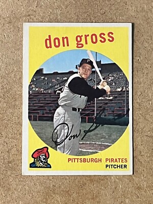 1959 Topps Don Gross #228 VG Crease | eBay