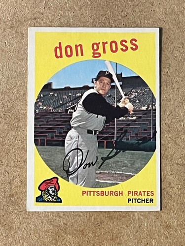 1959 Topps Don Gross #228 VG Crease | eBay