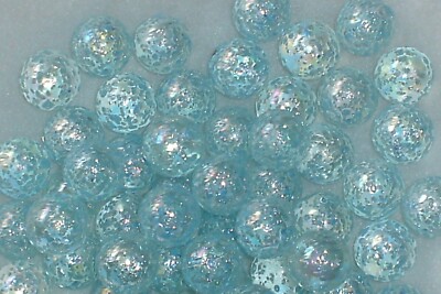 25 x Snowflake Marbles 14mm Classic children's game play | eBay UK