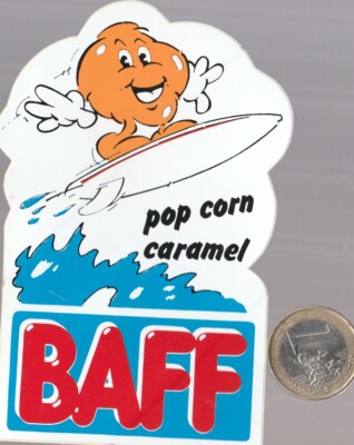 AUTOCOLLANT. C32 alimentation. BAFF. Pop corn | eBay