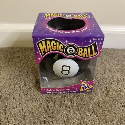 Mattel Magic 8 Ball Fortune Teller Lucky Questions Answers Toy Game New ...