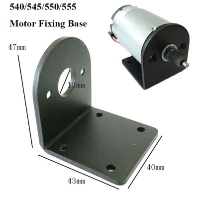 Black 38ZYTD Bracket DC Motor Parts 555 Motor Bracket Fixed Support ...