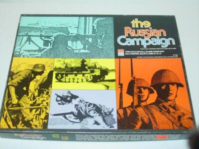 Avalon Hill 1976 : The Russian Campaign - Germany vs Soviet Union (PUN ...