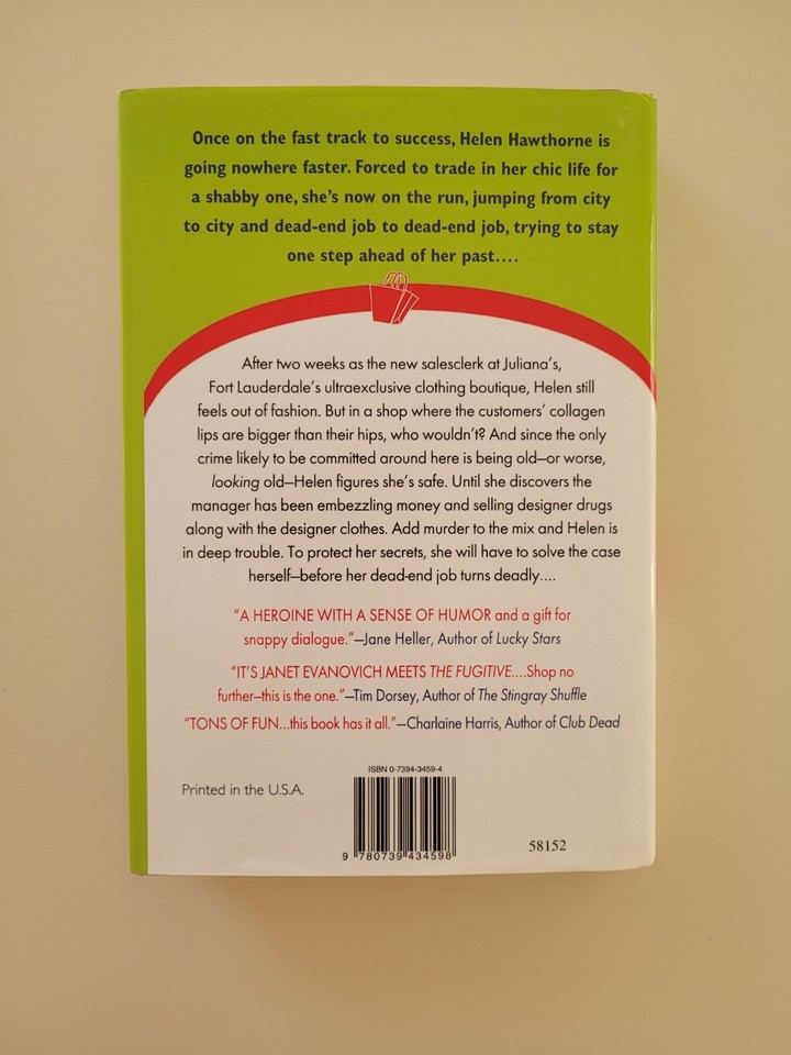 SHOP TILL YOU DROP A DEAD-END JOB MYSTERY By Elaine Viets Hardcover ...