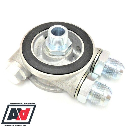 Mocal Oil Cooler Sandwich Plate AN10 Oil Line Adaptors M20 Filter ...