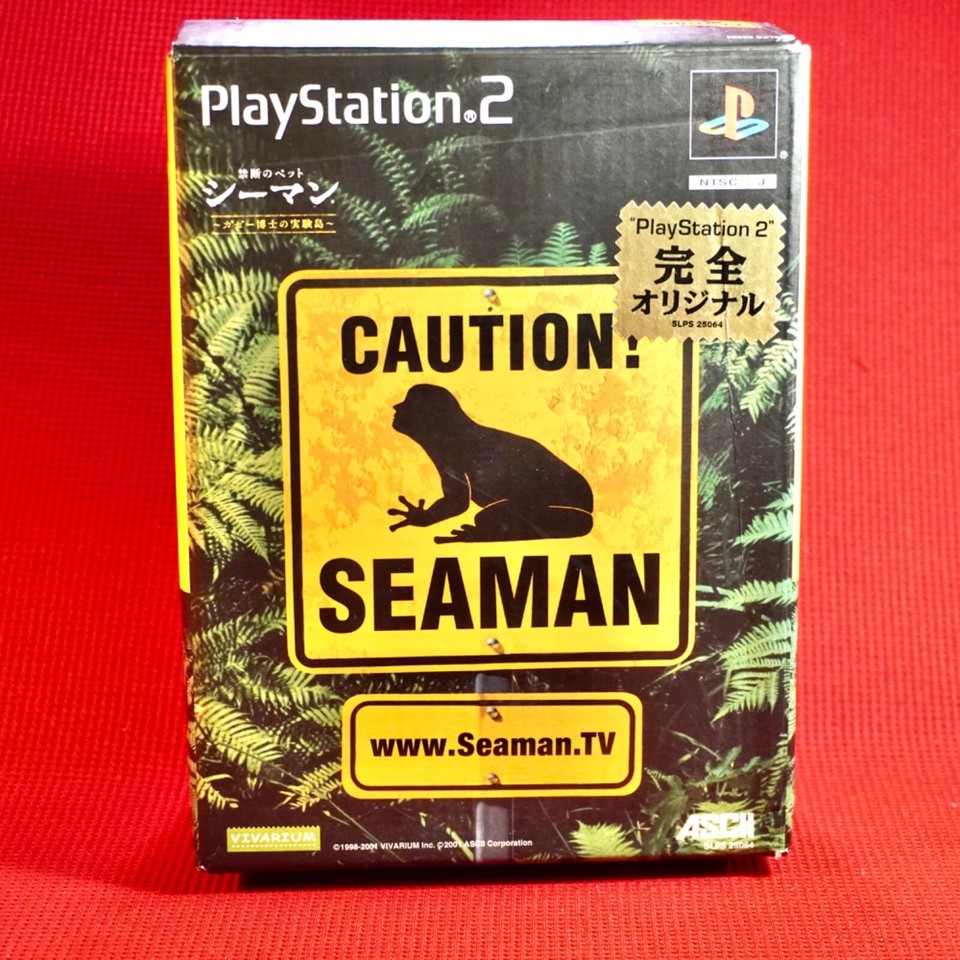 PS2 Seaman Caution Pet Sony Playstation w/Box Not Included Mic ...