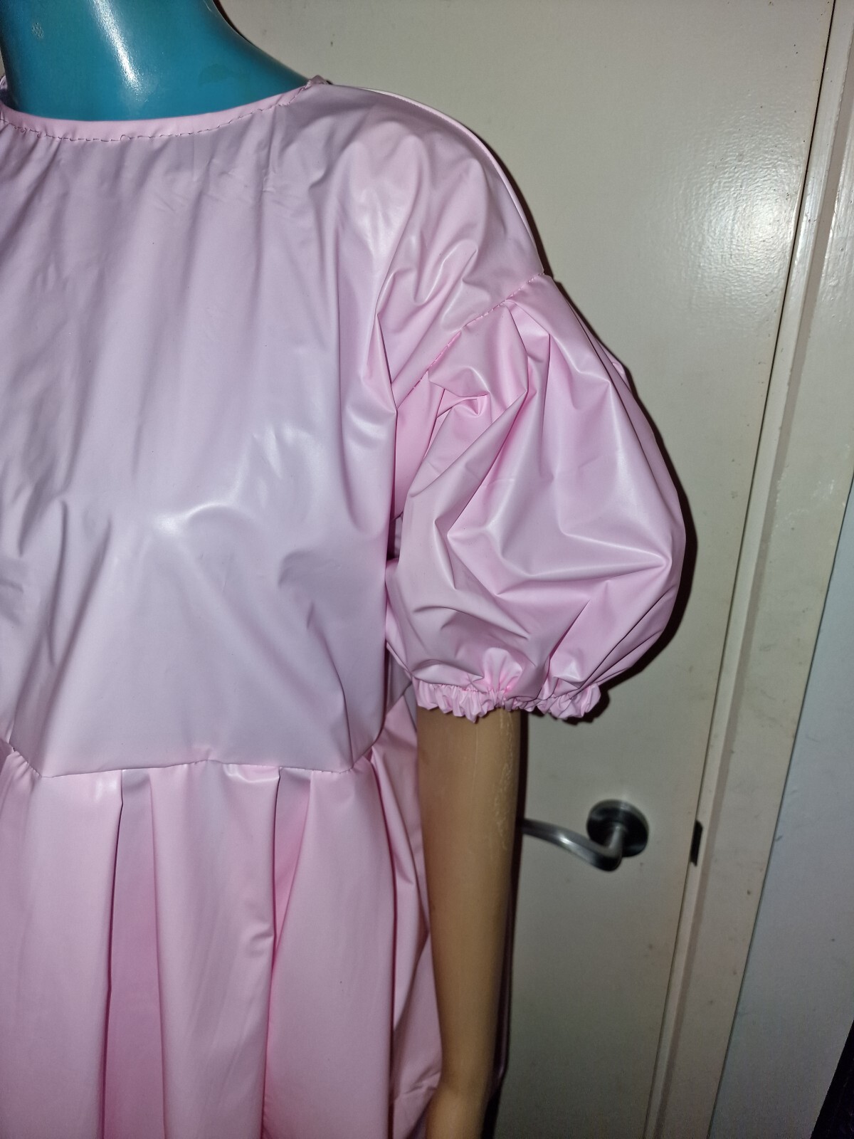 ANY SIZE pink soft pvc dress maid adultbaby abdl sissy baby girl | eBay UK