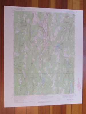 Monson Massachusetts 1969 Original Vintage USGS Topo Map | eBay