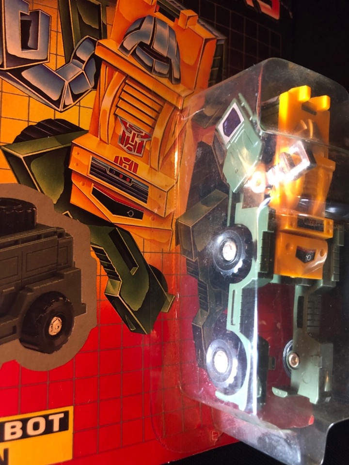 G1 BRAWN Heroic Autobot Warrior Transformers Mini-Bot Brawler 1984 MINT MOC OG | eBay
