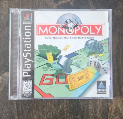 Monopoly (Sony PlayStation 1, 1998) PS1 Blockbuster Black Label CIB ...