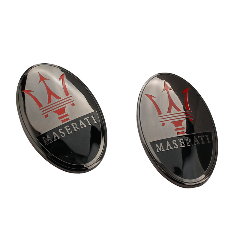 For Maserati Granturismo Quatrroporte Ghibli Front Bumper Emblem Badge ...